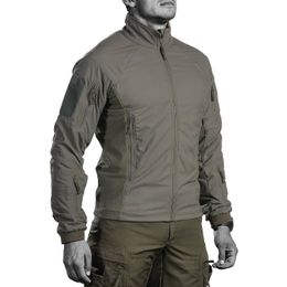 Hunter FZ Gen.2 Taktische Softshell Jacke steingrau oliv, Gr&ouml;&szlig;e XS