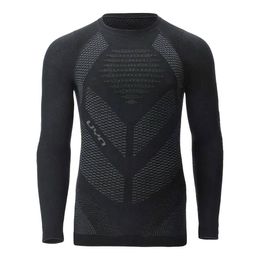 uyn Fusyon Defender Merino Shirt UW Langarm schwarz, Größe S/M
