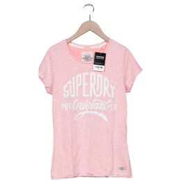 Superdry Damen T-Shirt, pink, Gr. 36