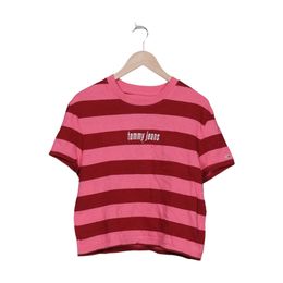 Tommy Jeans Damen T-Shirt, pink, Gr. 36