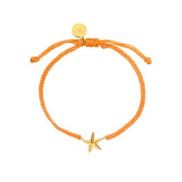 PURELEI Mahina Club Beach Star Orange Armband, verstellbare Länge