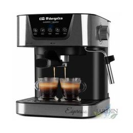 Kaffeevollautomat Orbegozo 1050 w für Espresso und Cappuccino, mit dem Sie sowohl gemahlenen Kaffee als auch Einzeldosiskaffee