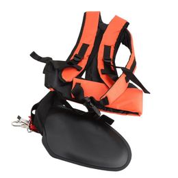 Ej.life - topincn Schultergurt,Trimmer Strap Doppel Schulter y förmigen Nylon Gürtel Rasenmäher Gepolsterte Strap Harness Black Orange Farbe