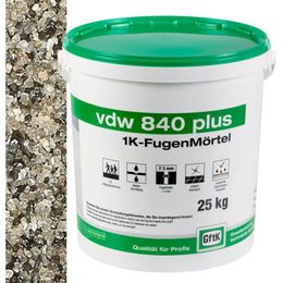 GFTK - vdw 840 plus 1K-Fugenmörtel 25kg Steingrau