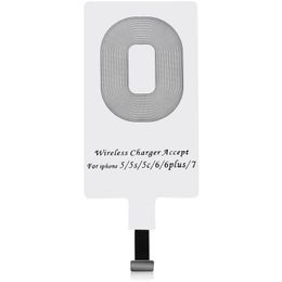 Choetech Microfaser Wireless Charger Ladeadapter Receiver Empfänger iPhone Stecker kompatibel iPhone