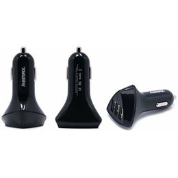 Mini USB KFZ Adapter Schwarz 5V / 4,2A Dreifach Auto Ladegerät Zigarettenzünder Dual Port Car Charger 12/24V Schnellladeadapter