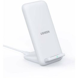 15W Wireless Charger Stand Schnell-Ladegerät Kabellos für Smartphones, weiß - UGREEN