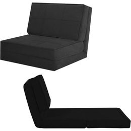 Costway - Bodensofa Klappbar, 4 in 1 Schlafsofa gepolsert mit 5-stufig Verstellbarer Rückenlehne, Bodensessel mit Schlaffunktion, Sofabett Klappsofa