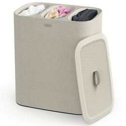 Joseph Joseph W&auml;schesammler, 90 l, 3-Kammer - Beige