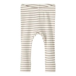 name it Leggings 'NBNBani' M&auml;dchen Gr&ouml;&szlig;e 98 ecru / dunkelbeige
