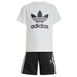 adidas originals Jogginganzug 'Adicolor' Jungen Gr&ouml;&szlig;e 110 schwarz / wei&szlig;
