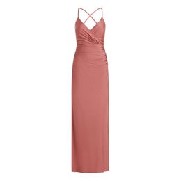 Vera Mont Abendkleid figurbetont Damen Größe 32 rostrot Winterkleid