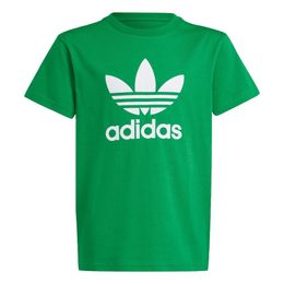 adidas originals Shirt 'Adicolor Trefoil' boy Green size 140