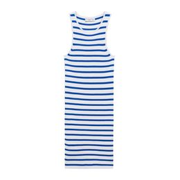 Mango Kleid 'Orwell' Damen Größe M ecru / blau