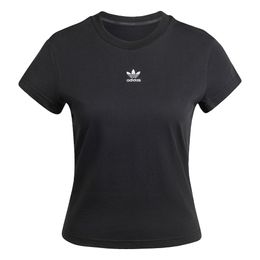 adidas originals T-Shirt 'Essentials' Damen Größe XL schwarz / weiß