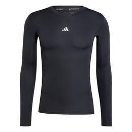 adidas Performance Performance Shirt 'TECHFIT Compression Training Long Sleeve' male Black size XL