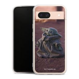 DeinDesign Google Pixel 8a Handy Silikon H&uuml;lle Case transparent Handyh&uuml;lle The Child Star Wars Baby Yoda Silikon Case
