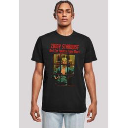 F4NT4STIC T-Shirt David Bowie Ziggy Stardust Spider Print, schwarz, XXL