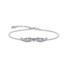 Thomas Sabo Silberarmband Damen-Armband 925er Silber Farbstein, silberfarben, silber