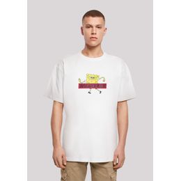 F4NT4STIC T-Shirt Spongebob Schwammkopf WHATEVER Print, weiß, M