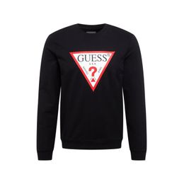 Guess Sweatshirt Audley (1-tlg), rot|schwarz, XL