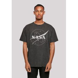 F4NT4STIC T-Shirt NASA Classic Insignia Logo Print, schwarz, M