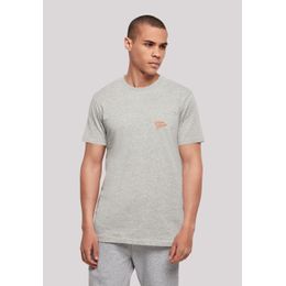 F4NT4STIC T-Shirt Plain Studio Typo Print, grau, XL, heather grey