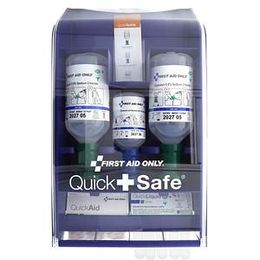 FIRST AID ONLY Erste-Hilfe-Koffer Quick + Safe DIN EN 15154-4 blau