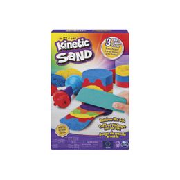 Spinmaster Kinetic Sand Regenbogen Mix Set, mit Schneidwerkzeug