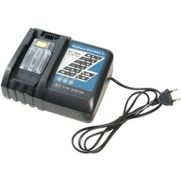 Trade-Shop Universal Li-Ion Akku Ladegerät 14,4V-18V Ladestation Schnellladegerät für Makita PB180DRFX PB180DRFX PJ180DRF PJ180DRF PT351D PT351DRF