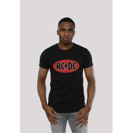 F4NT4STIC T-Shirt ACDC Red Circle Logo für Kinder & Herren Print, schwarz, L