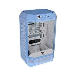 Thermaltake The Tower 300 , Tower-Geh&auml;use hellblau, Tempered Glass