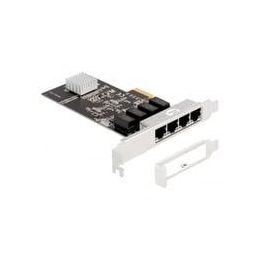 Delock PCIe x4 auf 4 x RJ45 Gbit, LAN-Adapter Realtek RTL8111H
