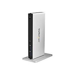 StarTech.com USB 3.0 Dockingstation - kompatibel mit Windows / macOS - Dual DVI Monitor - mit DVI auf HDMI und VAG Adapter - Dockingstation - USB - DVI - GigE