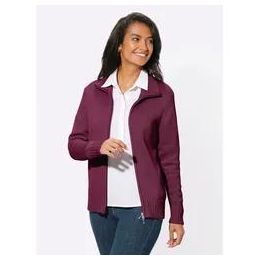 Strickjacke Casual Looks Gr. 42, pink (fuchsia) Damen Strickjacken