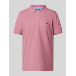 Fynch-Hatton Regular Fit Poloshirt mit Label-Stitching