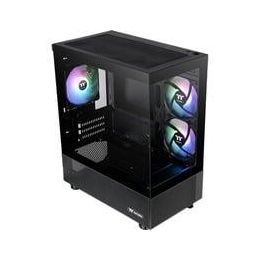 Thermaltake View 170 TG ARGB , Tower-Geh&auml;use schwarz, Tempered Glass x 2