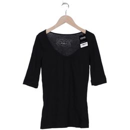 Hallhuber Damen T-Shirt, schwarz, Gr. 36