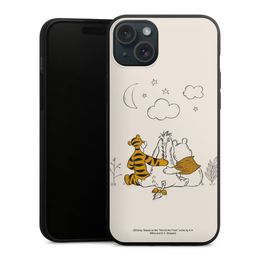 DeinDesign iPhone 15 Plus Handy Premium Silikon H&uuml;lle Handyh&uuml;lle schwarz Case Disney Winnie The Pooh Official Licensed Product Silikon Premium Case