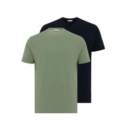 Dandalo T-Shirt Herren Gr&ouml;&szlig;e XXXL nachtblau / gr&uuml;n