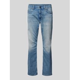 G-Star Raw Straight Fit Jeans mit Label-Patch Modell 'Mosa'