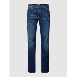 Jack & Jones Regular Fit Jeans mit Knopfverschluss Modell 'CLARK'