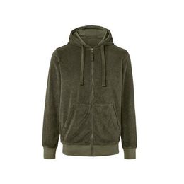 Tchibo Frottee-Kapuzenjacke - Khaki - Gr.: XL