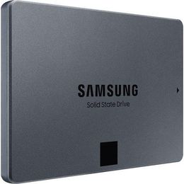Samsung 870 QVO interne SSD (1 TB) 2,5" 560 MB/S Lesegeschwindigkeit, 530 MB/S Schreibgeschwindigkeit, grau