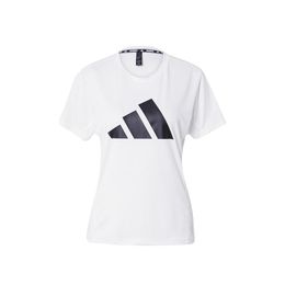 adidas Performance Funktionsshirt 'Run It' Damen Größe S schwarz / weiß