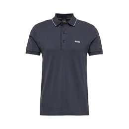 BOSS Poloshirt 'Paule 4' Herren Größe XS nachtblau / weiß