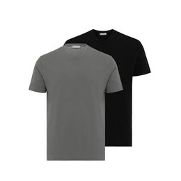 Dandalo t_shirt_top Herren Gr&ouml;&szlig;e L grau / schwarz