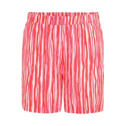 Pieces Curve Shorts 'PCKAIANA' Damen Größe 50 eosin / rot / weiß