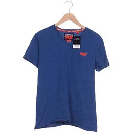 Superdry Herren T-Shirt, blau, Gr. 52