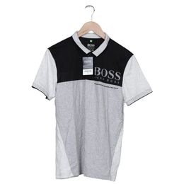 BOSS Green Herren Poloshirt, grau, Gr. 48